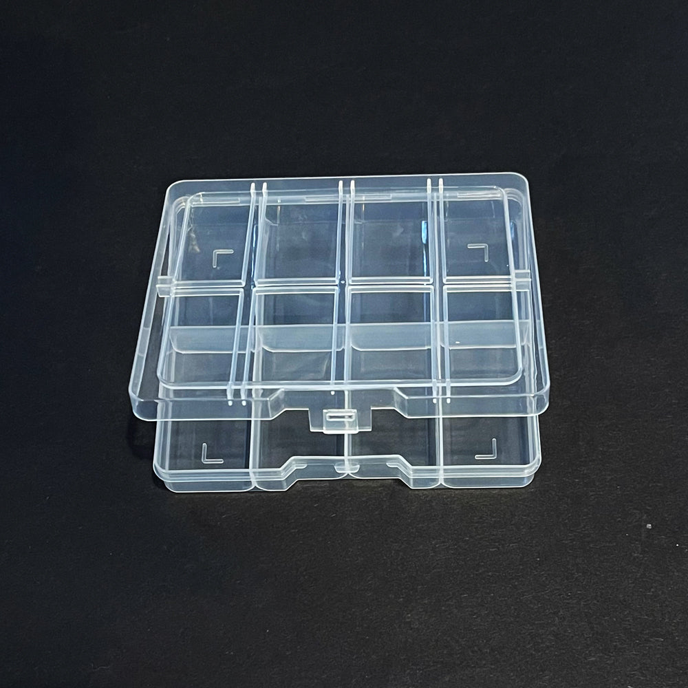 Transparent Plastic Box (8 compartment) – Past Horizons